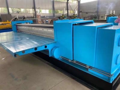 China Ppgi 0.12-0.3mm Barrel Corrugated Roof Panel Roll Forming Machine for sale