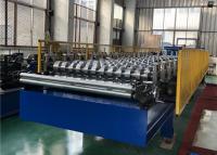 China Automatic PLC Control 0.7mm Glazed Tile Roll Forming Machine 16 Stages 7.5kW for sale