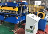 China Automatic PLC Control 0.7mm Glazed Tile Roll Forming Machine 16 Stages 7.5kW for sale