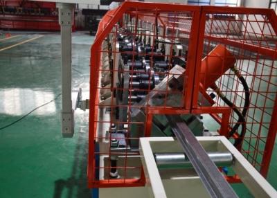China Galvanized Steel Omega Section Roll Forming Machine Cr12 roller for sale