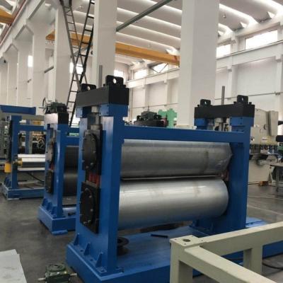 China 0-10m/Min Roofing Sheet Making Machine , Aluminum / Steel Embossing Machine for sale