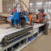 China Automatic Gas 6 Sides Warehouse Upright Storage Rack Beam Welding Machine 1200-4000mm 415V for sale