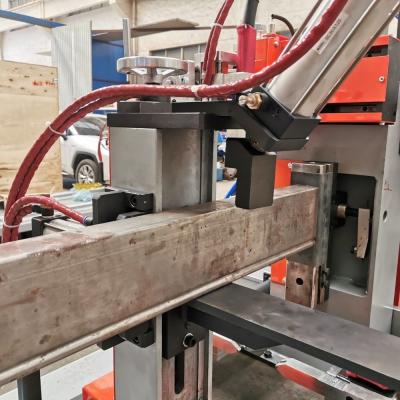 China Automatic Gas 6 Sides Warehouse Upright Storage Rack Beam Welding Machine for sale