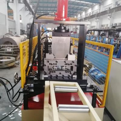 China 40mm Width Automatically 0.45mm Thickness Stud Track Roll Forming Machine With PLC Control for sale