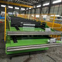 China 1220mm Coil Width Double Layer Roll Forming Machine for Corrugated Trapezoidal IBR Roofing Sheets for sale