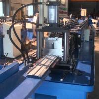 China Width Adjustable Fire Damper Blade Roll Forming Machine 100-250mm Width 0.6-1.0mm for sale