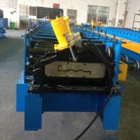 China Width Adjustable Fire Damper Blade Roll Forming Machine 100-250mm Width 0.6-1.0mm for sale