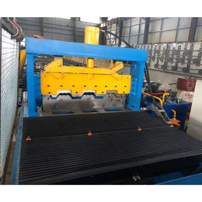 China 20 Meters/Min Floor Deck Roll Formign Machine With Servo Following Cutting for sale