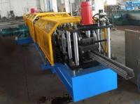China Storage Shelf Rack Roll Forming Machine 8-10m/min Speed 75mm Shaft 15 Stations for sale