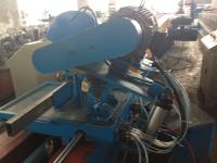 China Fly Saw Cutting Cooling System Rectangle Pipe Downspout Roll Forming Machine with 12-15m/min Speed and 180mm Roller Diameter for sale