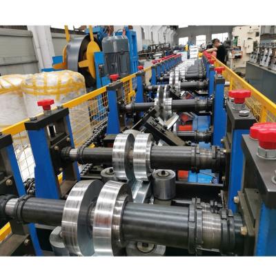 China 120mm Width C Profile Purlin Roll Forming Machine 7.5 Kw Adjustable Metal for sale