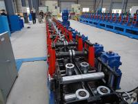 China Galvanized Steel Vineyard Post Roll Forming Machine 16 Stations Gearbox Drive 1.5-2mm Thickness for sale