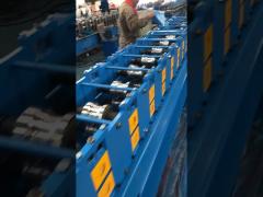Wall Profile Sheet Making Machine , 15m/Min t0.3-0.8mm Metal Embossing Machine