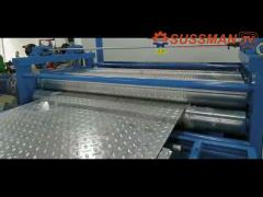 Breiten-Metallstahl der 2.5mm Stärke-karierte Platten-Prägungsmaschinen-1250mm