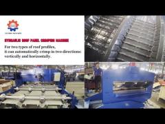 Broodje die van de het Daktegel van de kwaliteits7.5kw Hydraulische Macht het Plooiende Buigende de Transmissie van Machinechian vormen en volledig Automatisch