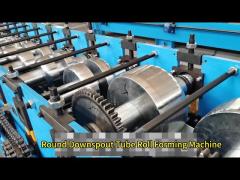 Round downspout making machine