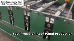R101 Trapezoidal Roof Panel Roll Forming Machine