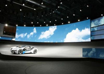 China Fixed Installation P4 Indoor LED Display Full Color Anti Noise Cabinet Design for sale