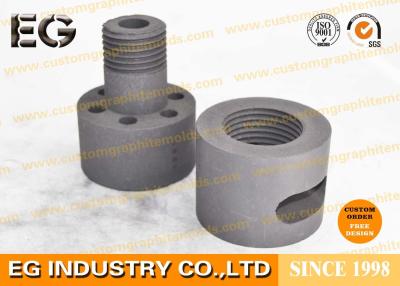 China Length 30mm Carbon 99.9% strength high pure graphite female die diameter 20mm with screw thread CNC Machining en venta