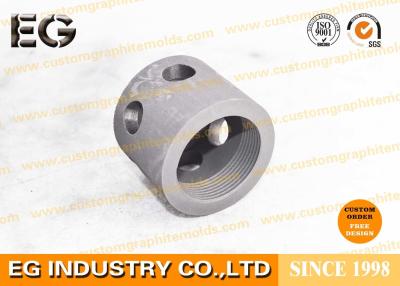 China Customizable High purity graphite Round nut with six holes on the side Long service life with 45º Chamfer en venta