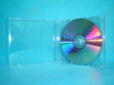 China CD Case cd box cd cover 10.4mm Single  with clear  Tray(YP-A101)) for sale