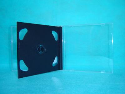 China CD case CD cover cd  box 10.4mm double  with black tray(YP-B202) for sale