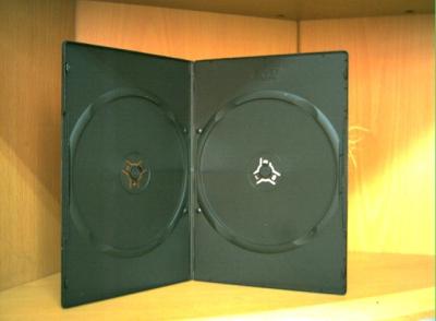 China DVD case dvd box dvd cover 5mm long double black (YP-D808H) for sale