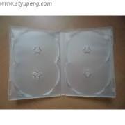 China 14mm for 4 discs clear  DVD case dvd box dvd  cover without  tray (YP-D8082Y) for sale