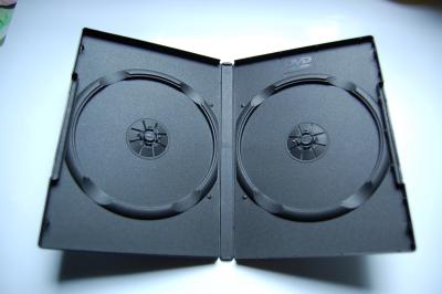 China 14mm double black DVD case dvd box dvd cover (YP-D802H) for sale