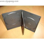 China 14mm for 3 discs black DVD case dvd box dvd cover with  tray (YP-D8082H) for sale