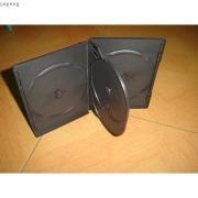 China 14mm for 4 discs black DVD CASE dvd box dvd cover with tray (YP-D8081b) for sale