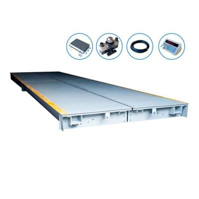 China 3*16m 60T van de de Cellenvrachtwagen van de Capaciteits8pcs Lading de Schaal Op zwaar werk berekende Weegbrug Te koop