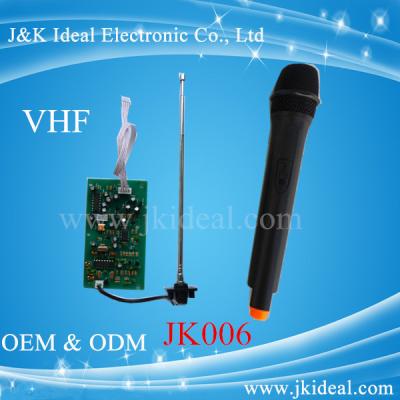 China JK006 VHF wireless microphone module in wireles microphone system for sale