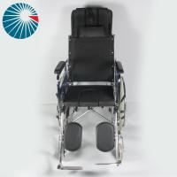China Solid Multi - Functional High Backrest Foldable Wheelchair With Commode for sale