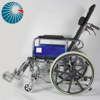 China Solid Multi - Functional High Backrest Foldable Wheelchair With Commode for sale