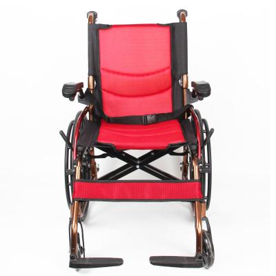 Cina Peso leggero su ordinazione di qualità superiore di alluminio dei modelli facile al cuscino di Seat smontabile della schiuma di Carry Foldable Manual Wheelchair With in vendita