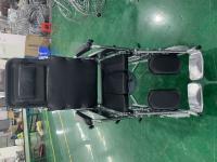 China 609GCU High Back Reclining Wheelchair 100kg Capacity Foldable Steel Frame for sale
