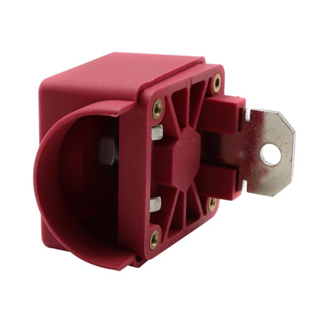 Battery terminal close-up view