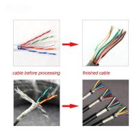 China Network Patch Ethernet Cable Wire Straightening Machine Automatic CX-501 for sale