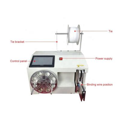 China CX-90 Automatic Wire Cable Binding Twist Tie Machine , Bunching Wire Coiling Machine for sale