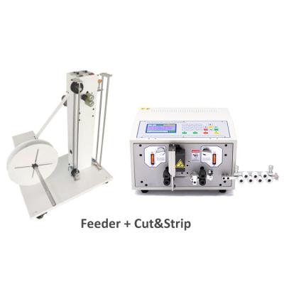 China PVC Braided Automatic Wire Cable Cutting And Stripping Machine CX-02B for sale