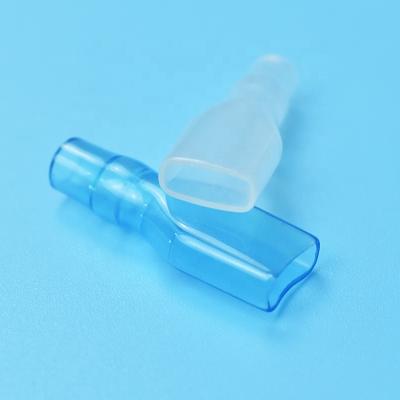 China Manga De Aislamiento Para Terminal Crimpado,QWT 2.8 . 4.8 .6.3 Insulating Faston PVC Terminal Sleeve for sale