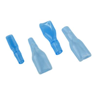 China Factory Price PVC Sheath Spade Terminales 2.8/4.8/5.2/6.3mm Electrical Insulated Faston Terminal Soft Sleeve for sale