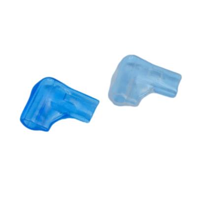 China 4.8/5.2/6.3mm Flag Spade 90 Angle Terminal Insulator Sleeve 250 205 187 Rubber PVC Blue Transparent Sheath for sale