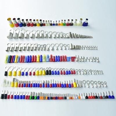 China Manufacture in China Terminales EN16-12 Non Insulated Butt Connectors Copper Cable Lug Ring Spade Terminals for sale