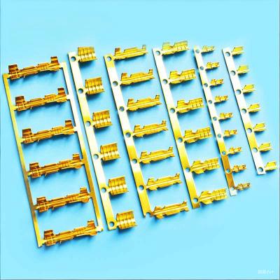 China Non Insulated Brass Butt Connector ISO9001:2015 Certified U Shape Double Crimp Wire Terminal for Automotive Applications for sale