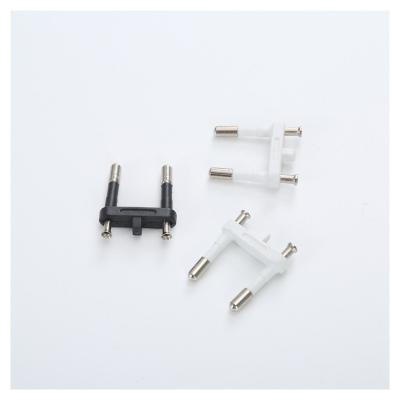 China C3604 Copper 2 Pin VDE Plug Insert 4.0MM 2.5A Solid Pin Terminal Plug for sale