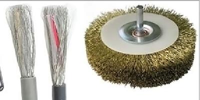 China Reversing Shielded 1 - 25mm Diameter Electric Wire Brush Machine for sale