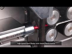 25 Sqmm Full Automatic Wire Cable Cutting And Stripping Machine High Capacity Cable Stripper