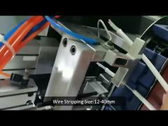 Het automatische het Koorddraad van de 2 3 Kernenmacht het Ontdoen van Machine In de schede gestoken Kabel Verdraaien